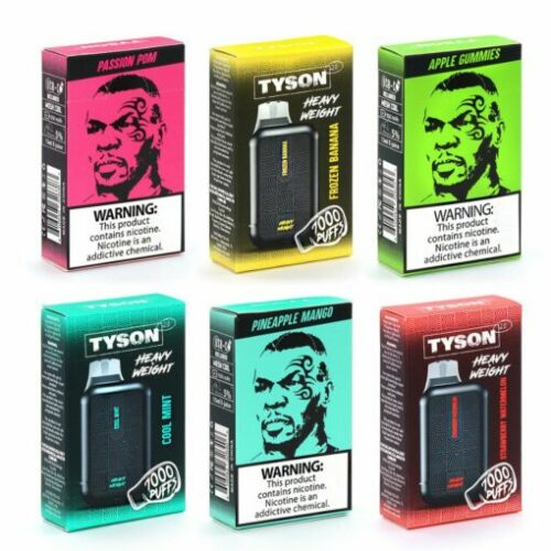 Disposable Tyson 2 0 Heavyweight 7000 Puffs Pod Device 10 Pack